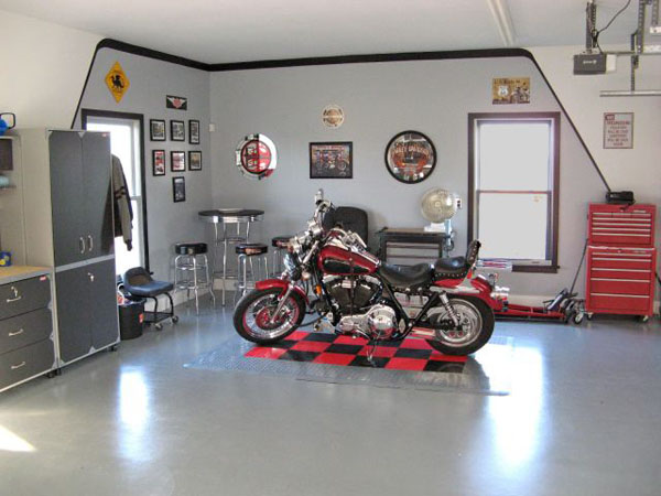Efficacious Cool Motorcycle Garage Ideas For Enthusiast Bike Lovers