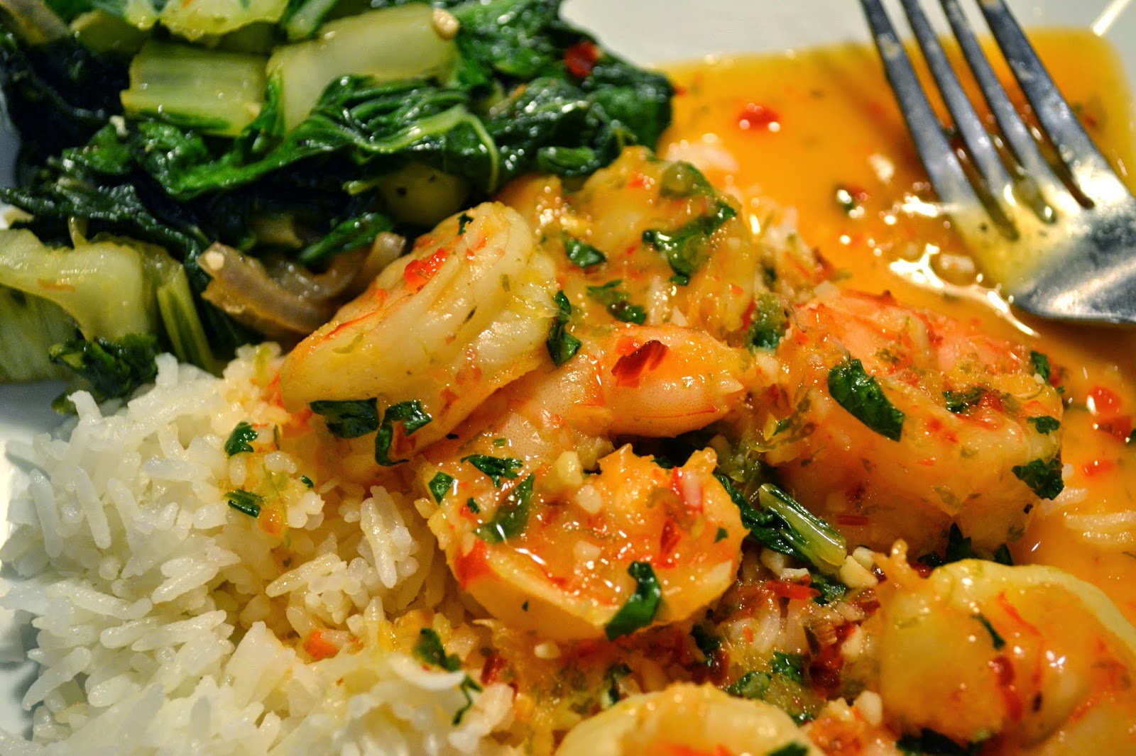 The No Pressure Cooker: Thai Lemon Shrimp with Coconut Rice