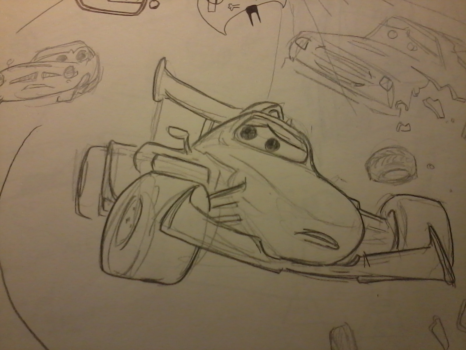 Daniel Gonzales : Cars 2 Drawings