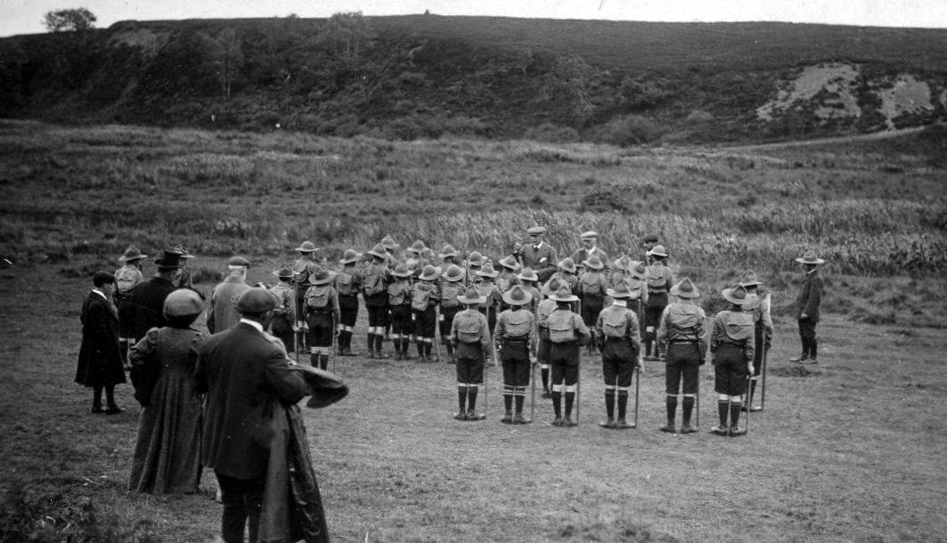 Tour Scotland: Old Photograph Scouts Wick Scotland