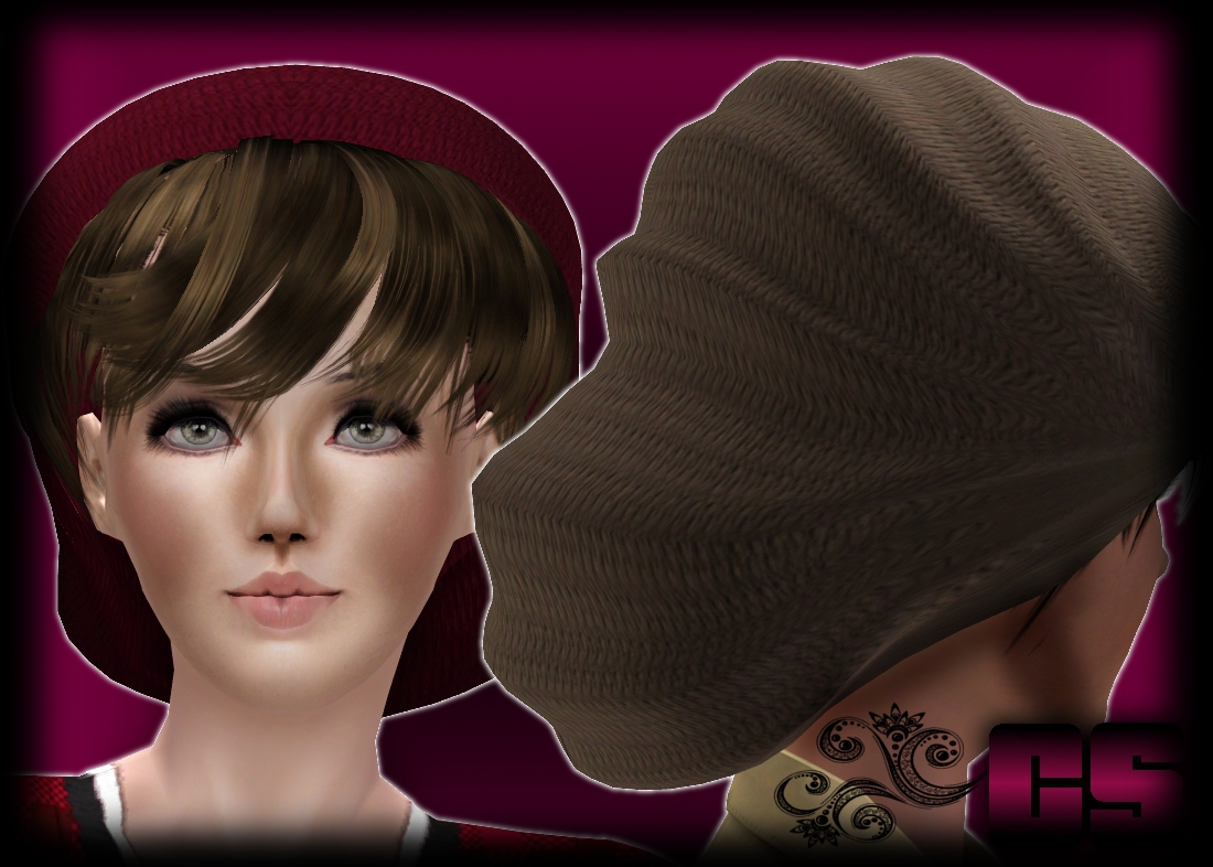My Sims 3 Blog: Baggy Beanie Hat Hairstyle for Males & Females by Anita