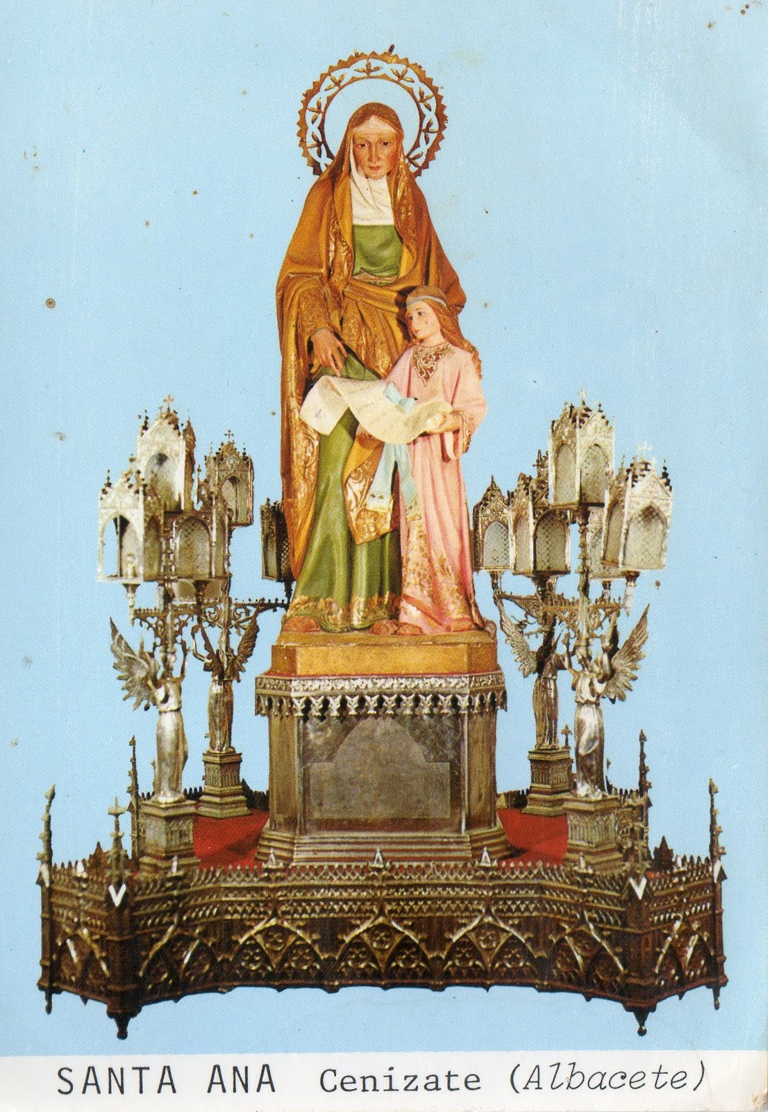 el Blog de Zenizate: Estampas e himnos dedicados a Santa Ana