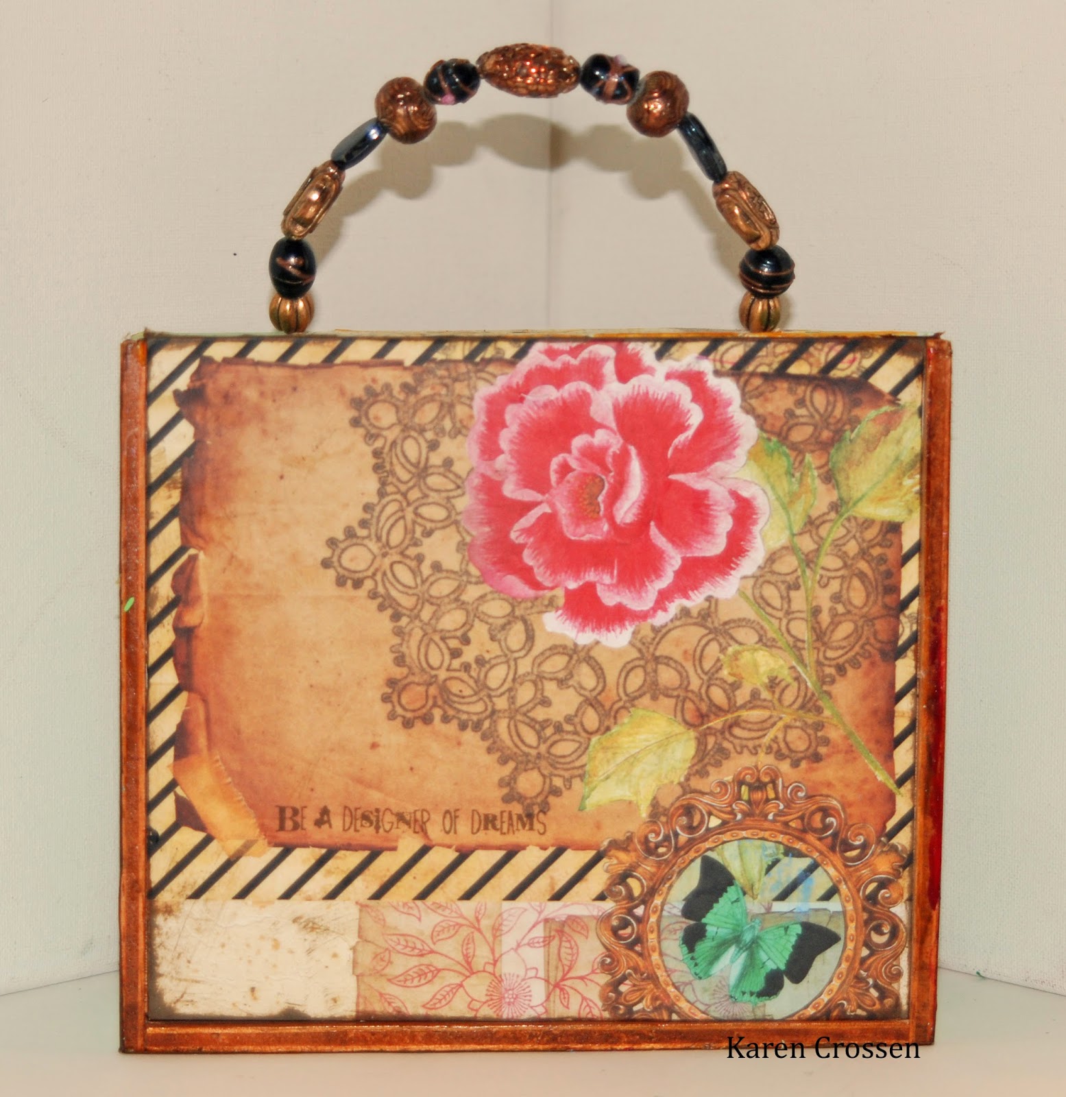 Eclectic Paperie: Cigar Box Purse + Marion Smith Paper = Love!!