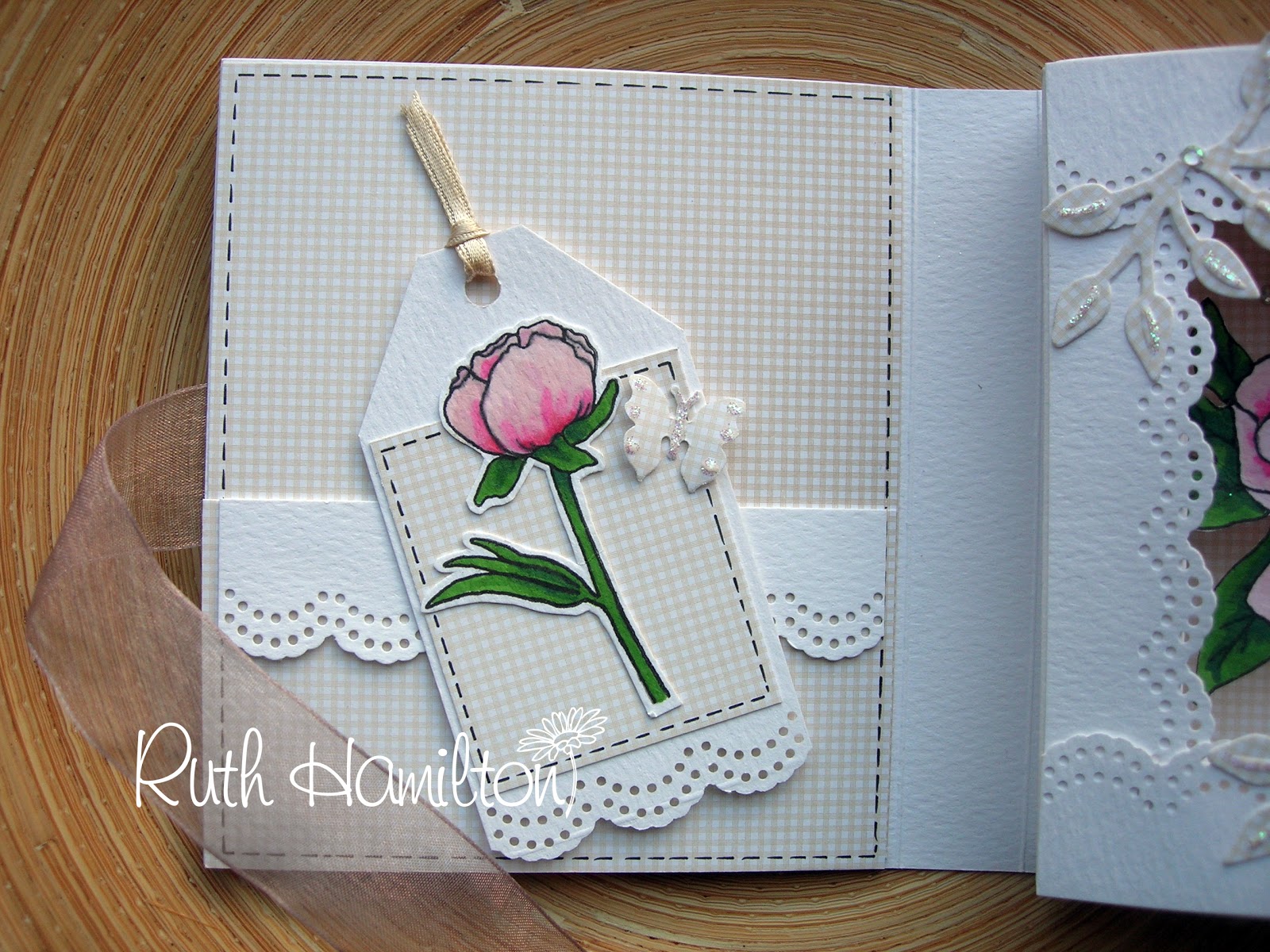A Passion For Cards: Peony Book Card