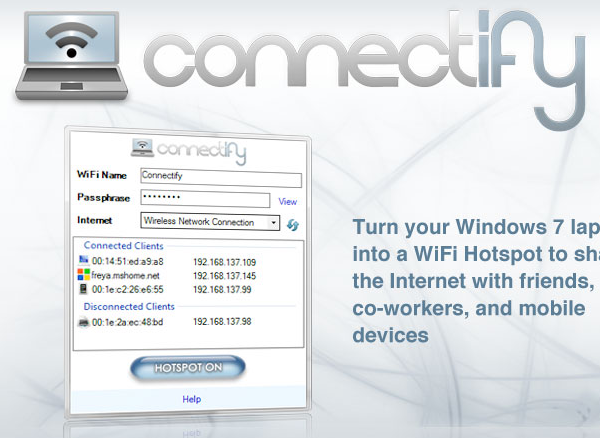 What is connectify hotspot