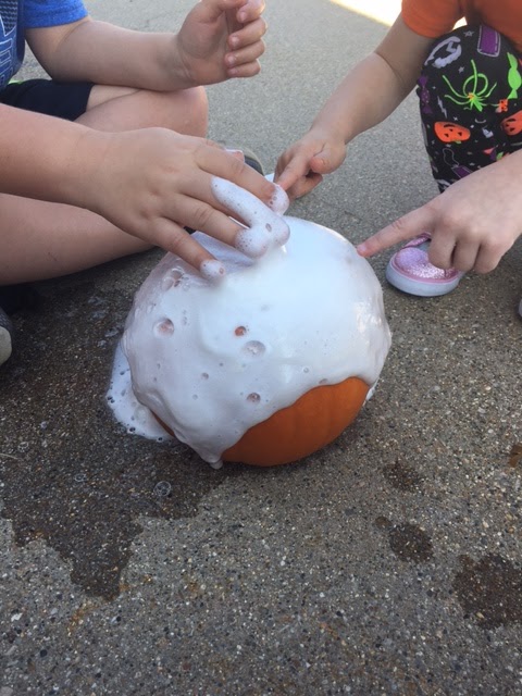 Pumpkin Volcano Science Experiment | Hillary's Teaching Adventures