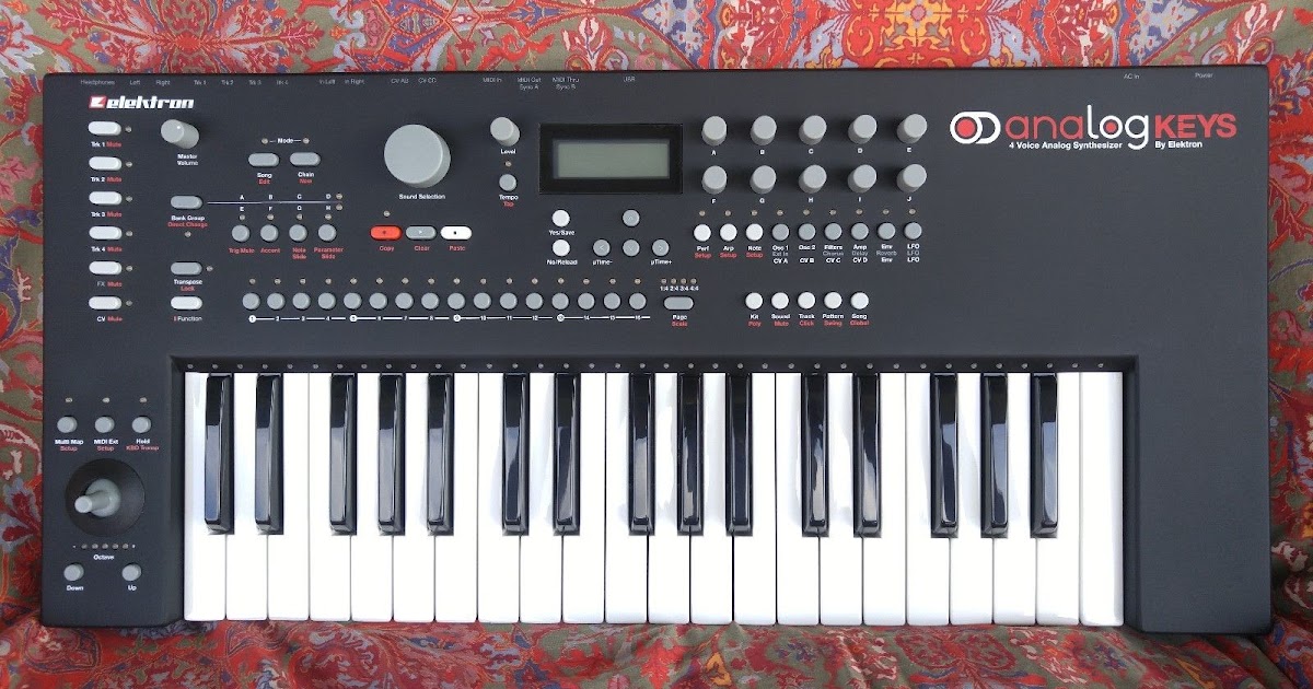 MATRIXSYNTH: ELEKTRON ANALOG KEYS SN A14301880-76