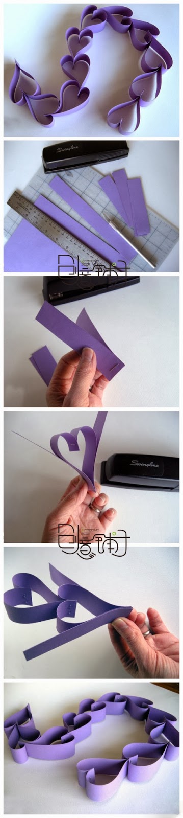 Just picture it...: Paper Heart Chain