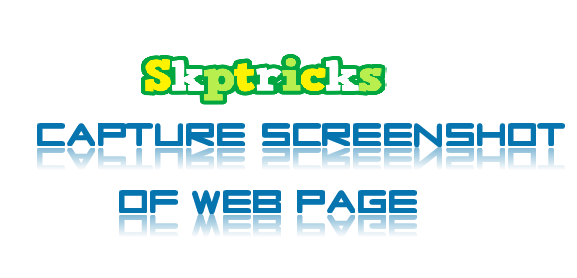 PHP Script to Capture Screenshot of Website from URL | SKPTRICKS