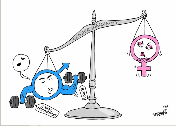 Les Tours de Laliberté: Caricature égalité des sexes