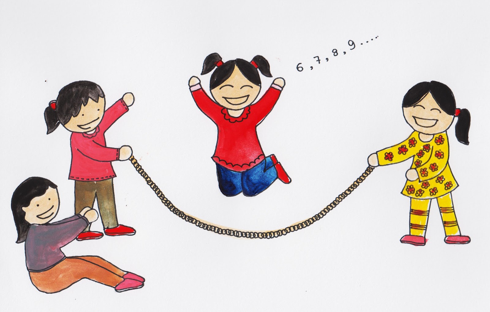 i feel like drawing: Illustration Friday- Jump