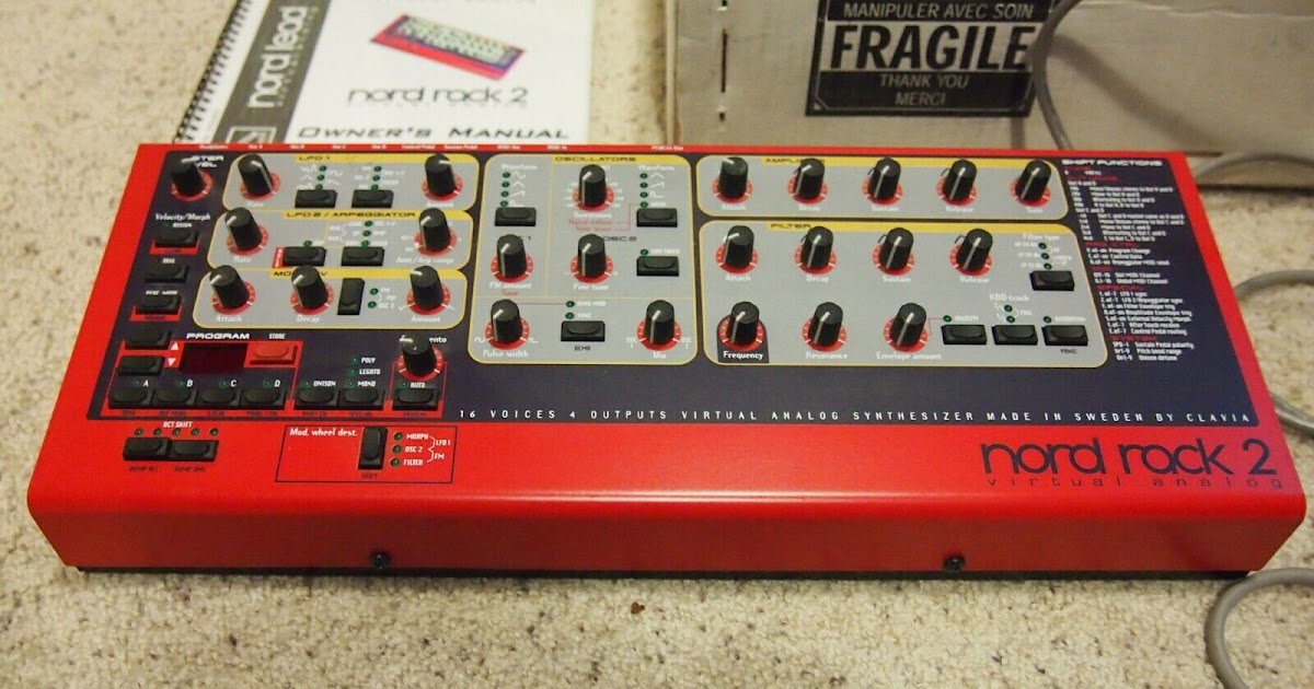 MATRIXSYNTH: Clavia Nord Rack 2 SN 20043618 w/ Original Box