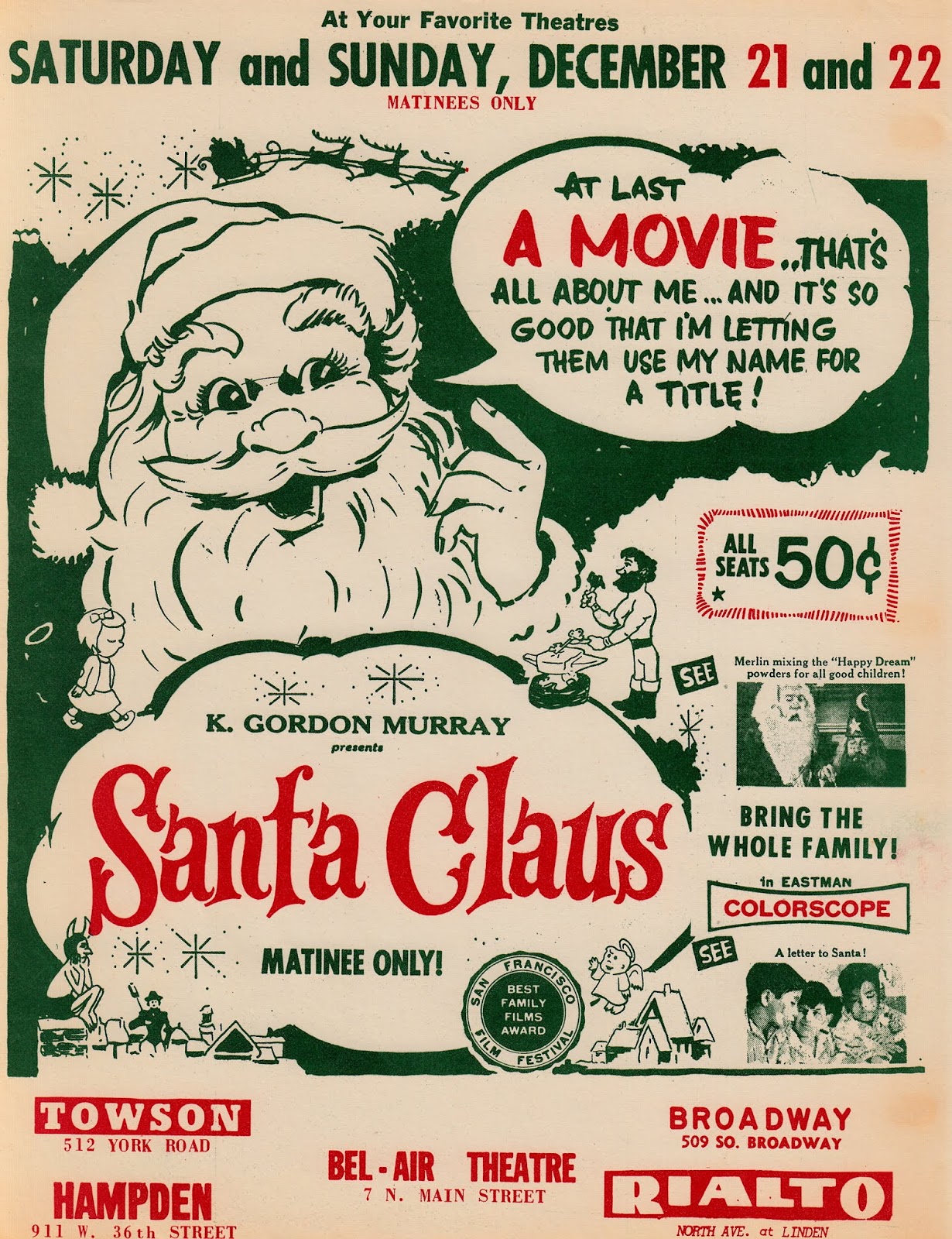 Cinefear: AIP Sell Sheets for the K. Gordon Murray catalog