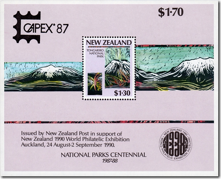 Virtual New Zealand Stamps: Late 80s Stamp Exhibitions.