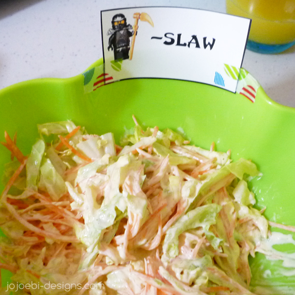 jojoebi designs: Ninjago Birthday Party - food
