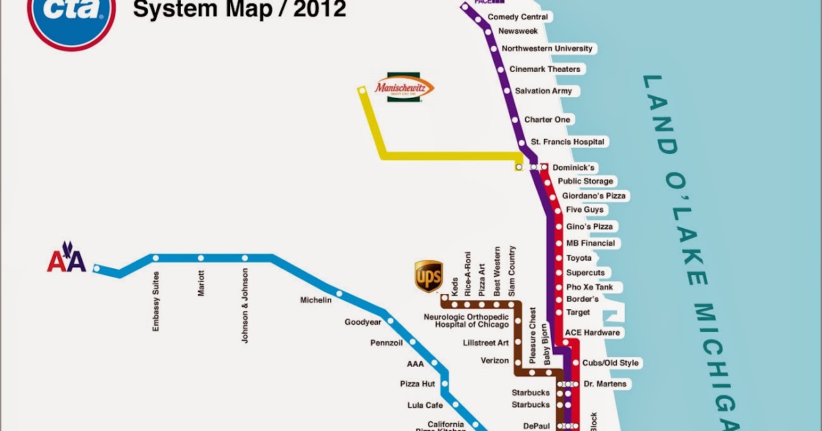 Chicago Transit Map - Free Printable Maps