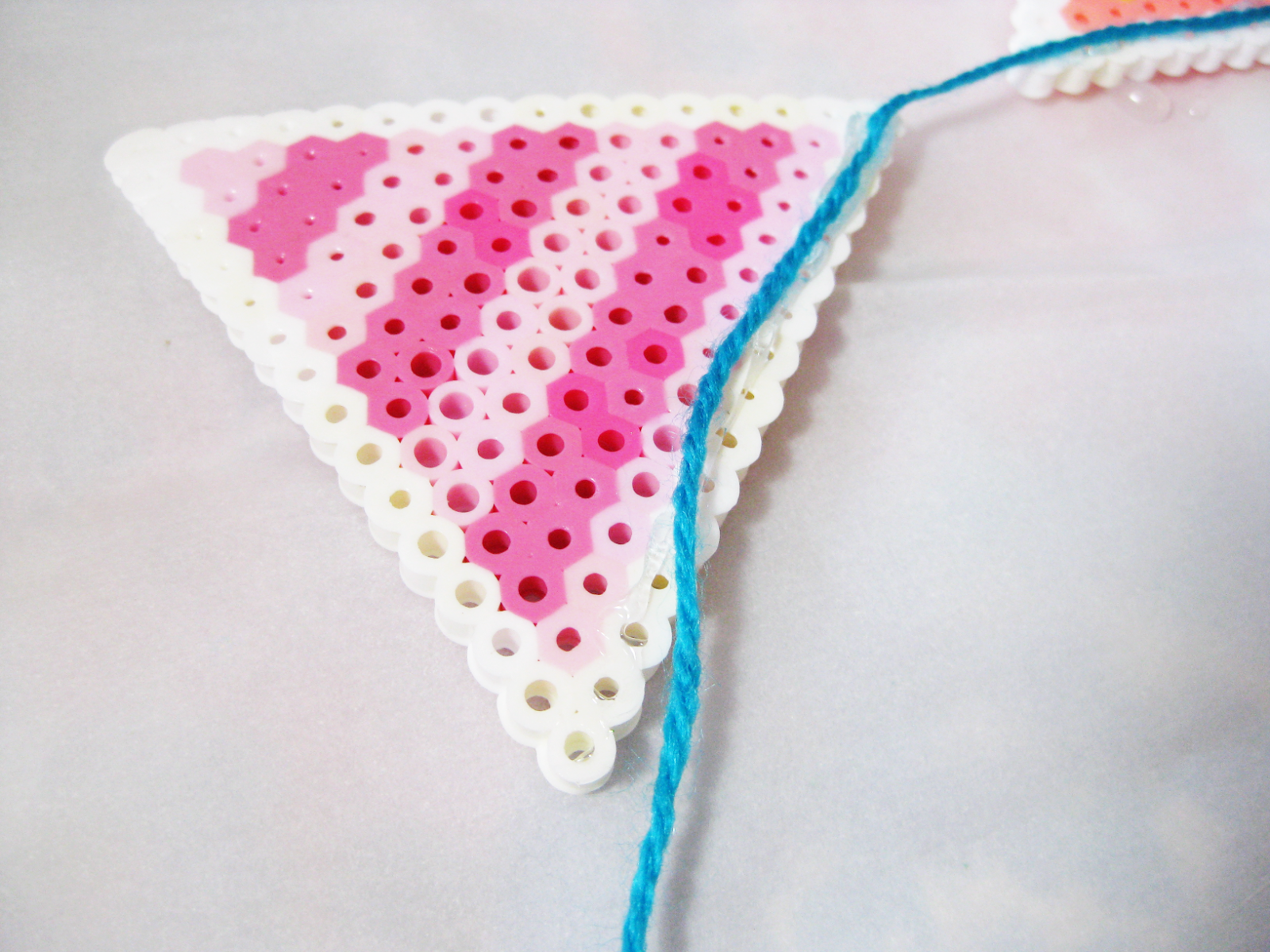 Pink Lemonade Love: DIY Perler Bead Bunting