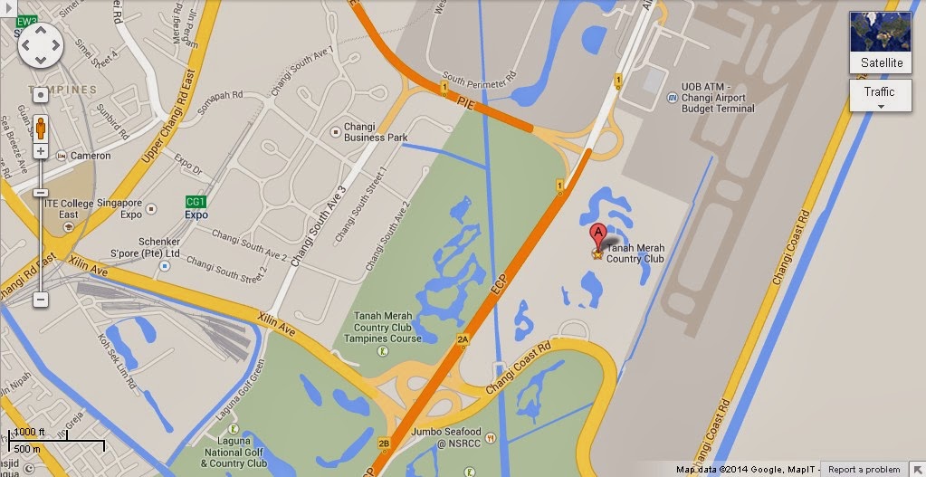 Detail Tanah Merah Country Club Singapore Location Map | Alexandra Meier