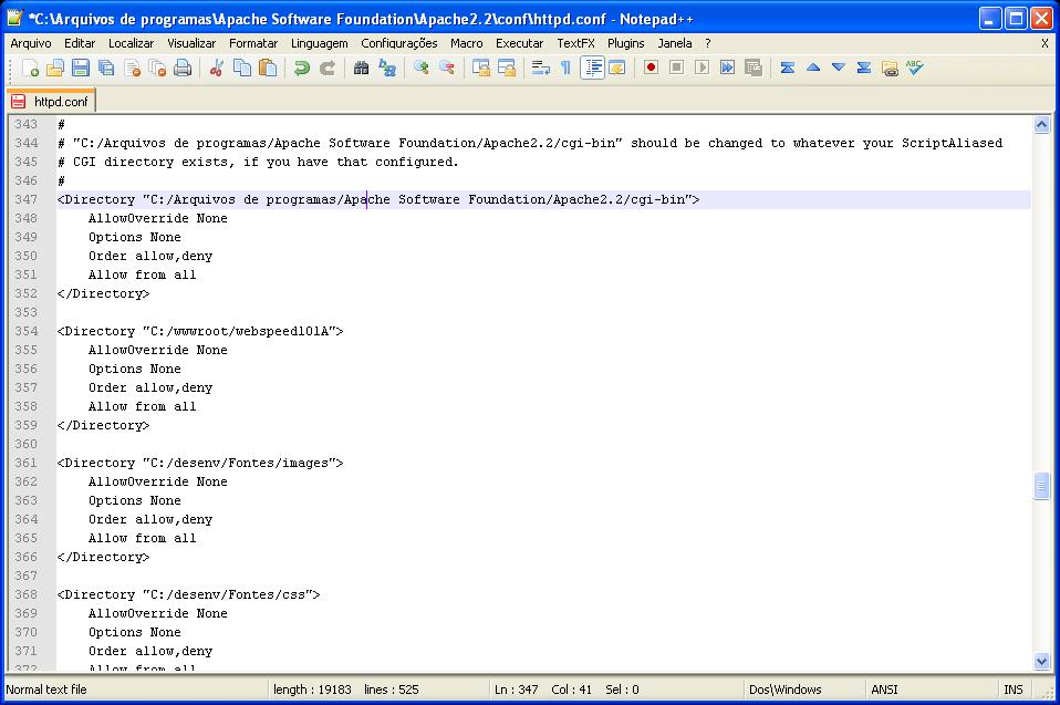 Progress/WebSpeed: WebSpeed com Apache