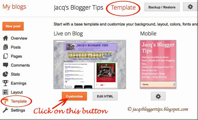 Jacq's Blogger Tips: Change Font Style of Page Tabs easily in Blogger ...