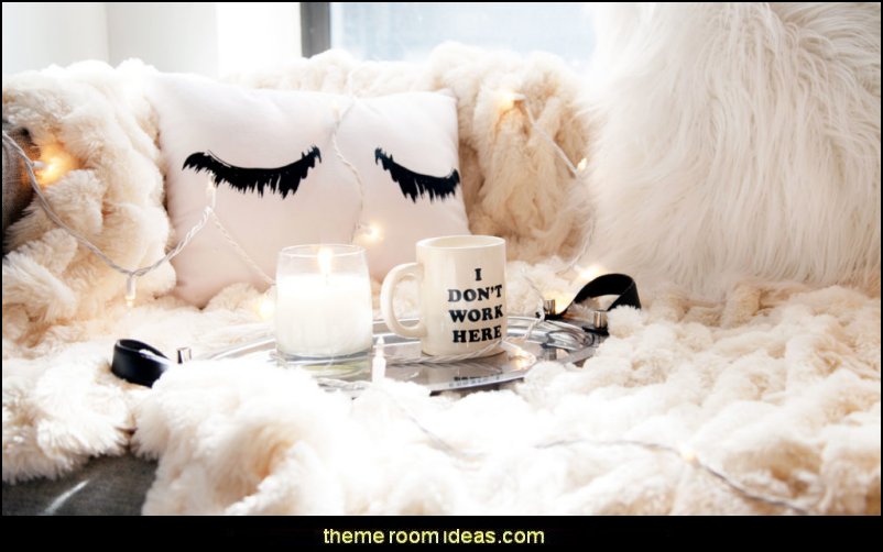 Decorating theme bedrooms - Maries Manor: faux fur home decor - fuzzy ...