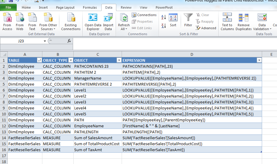 Frederik Vandeputte: PowerPivot Nuggets - Part 14 - Generate a list ...