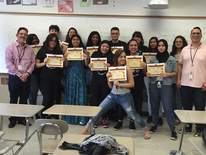 Awards Ceremony for Mr. Bejerano’s French Class at County Prep High ...