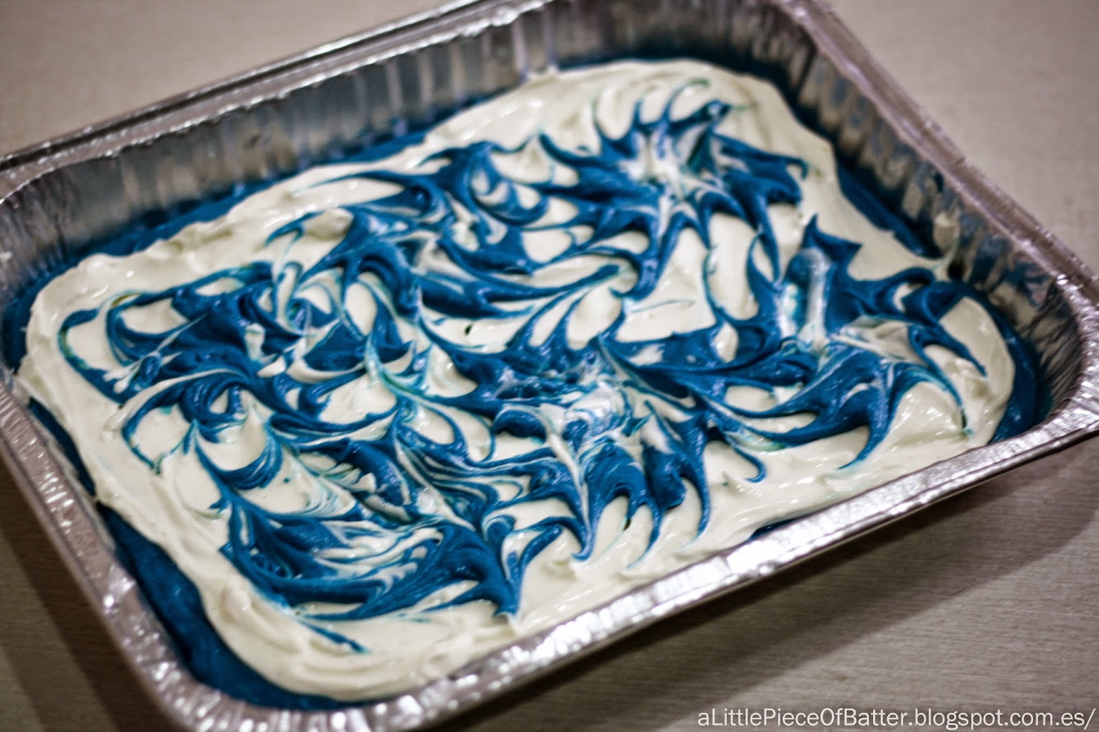 A Little Piece of Batter: Blue Velvet Cheesecake Brownies
