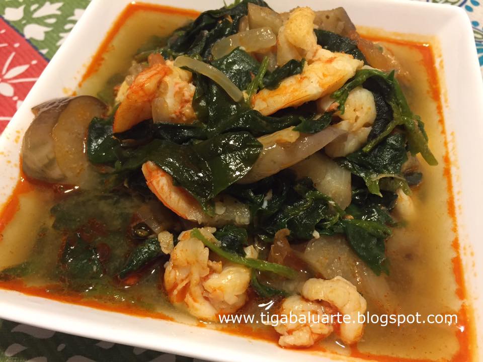 Giniling with Alugbati at Kalabasa