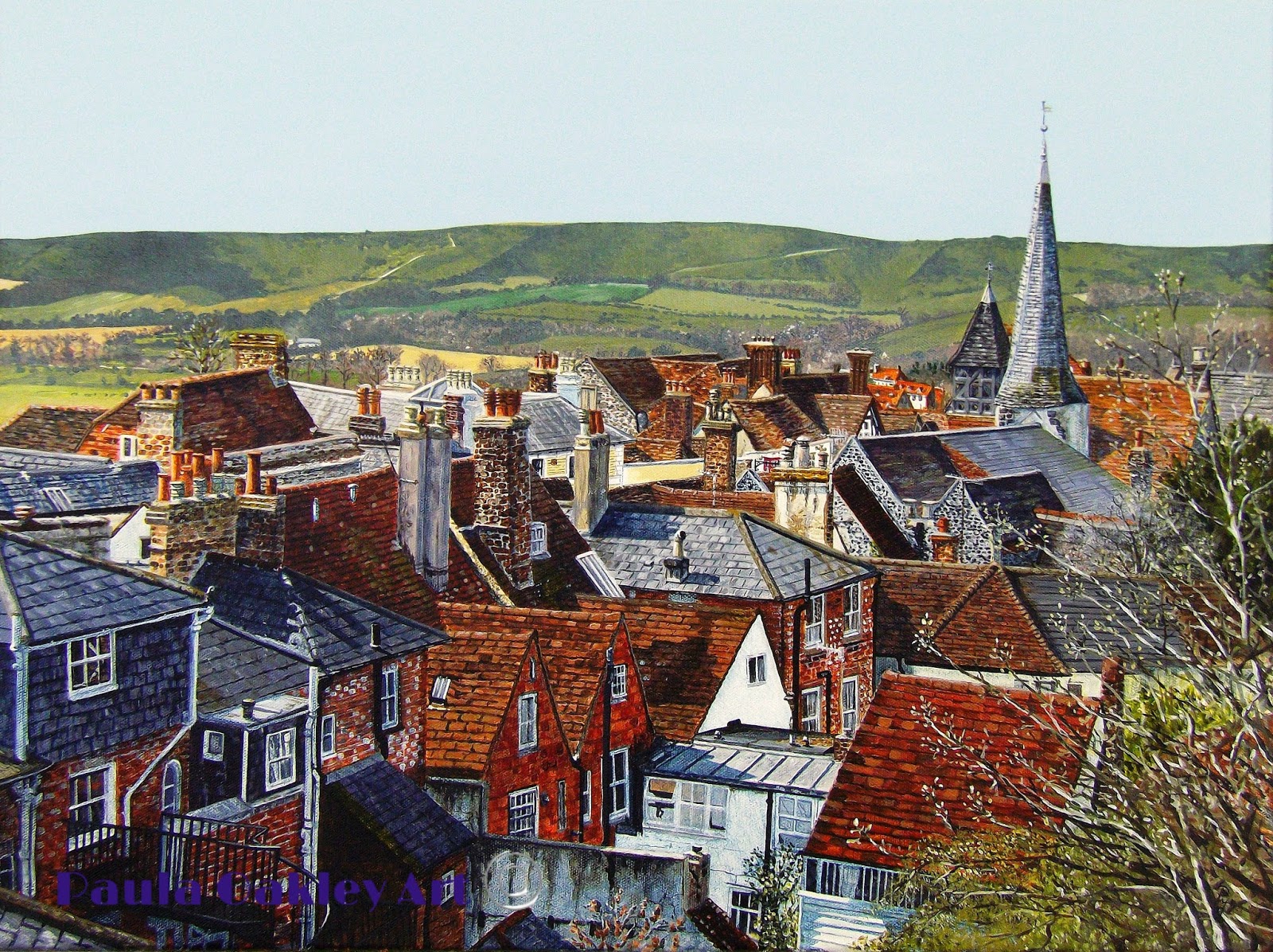 ORIGINAL ART by Paula Oakley: April 2016