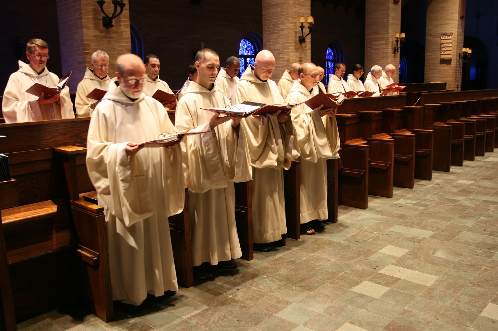 ST JOSEPH'S ABBEY, SPENCER MA: Praying in the Monastery