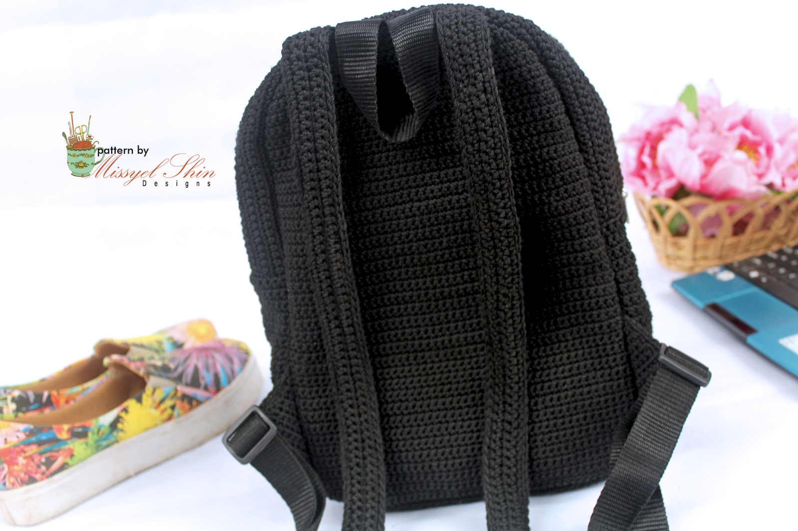 tas punggung rajut || backpack rajut || ransel rajut