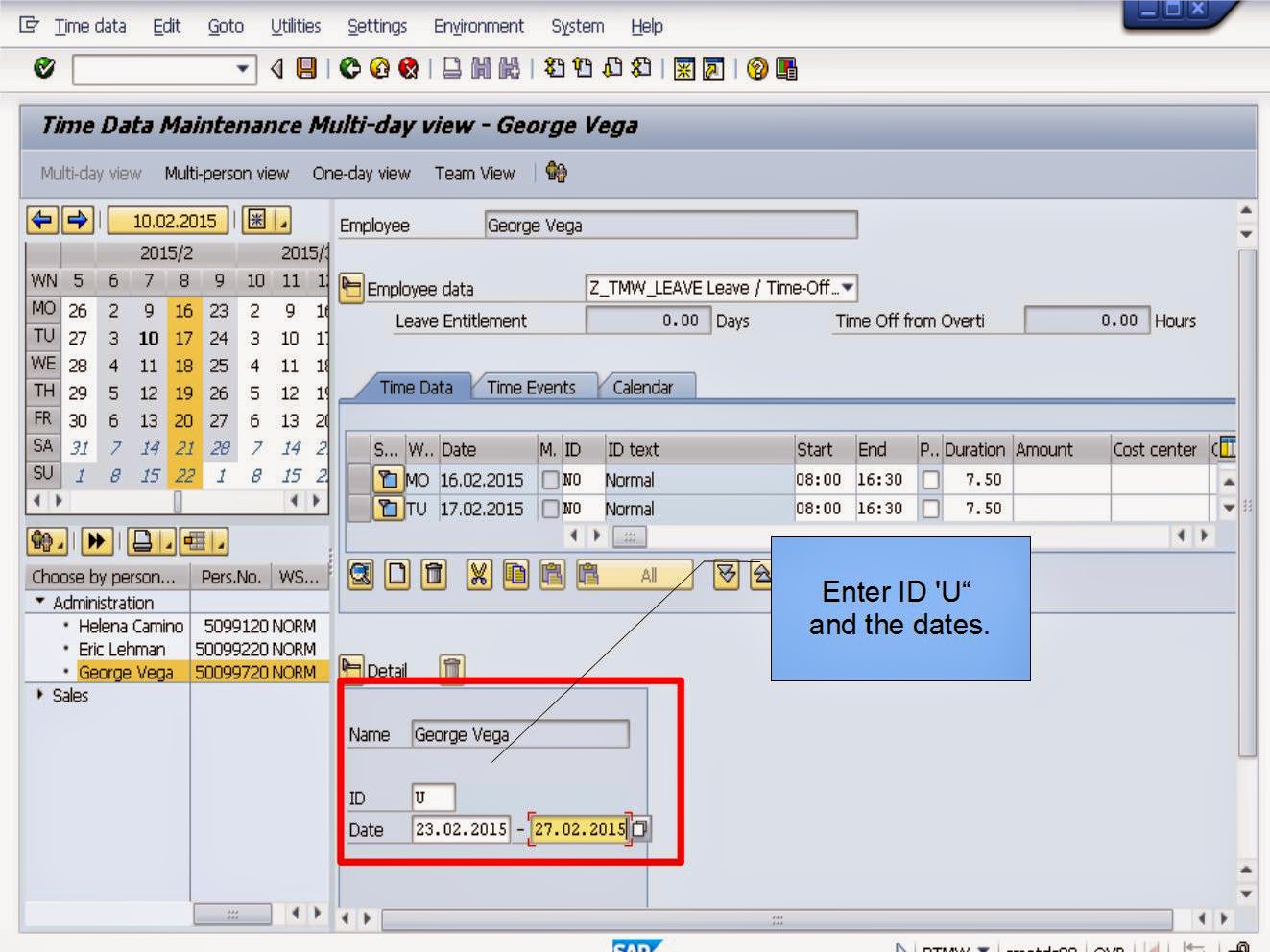青蛙SAP分享 Froggy's SAP sharing: SAP HCM Time Management : Recording Time ...