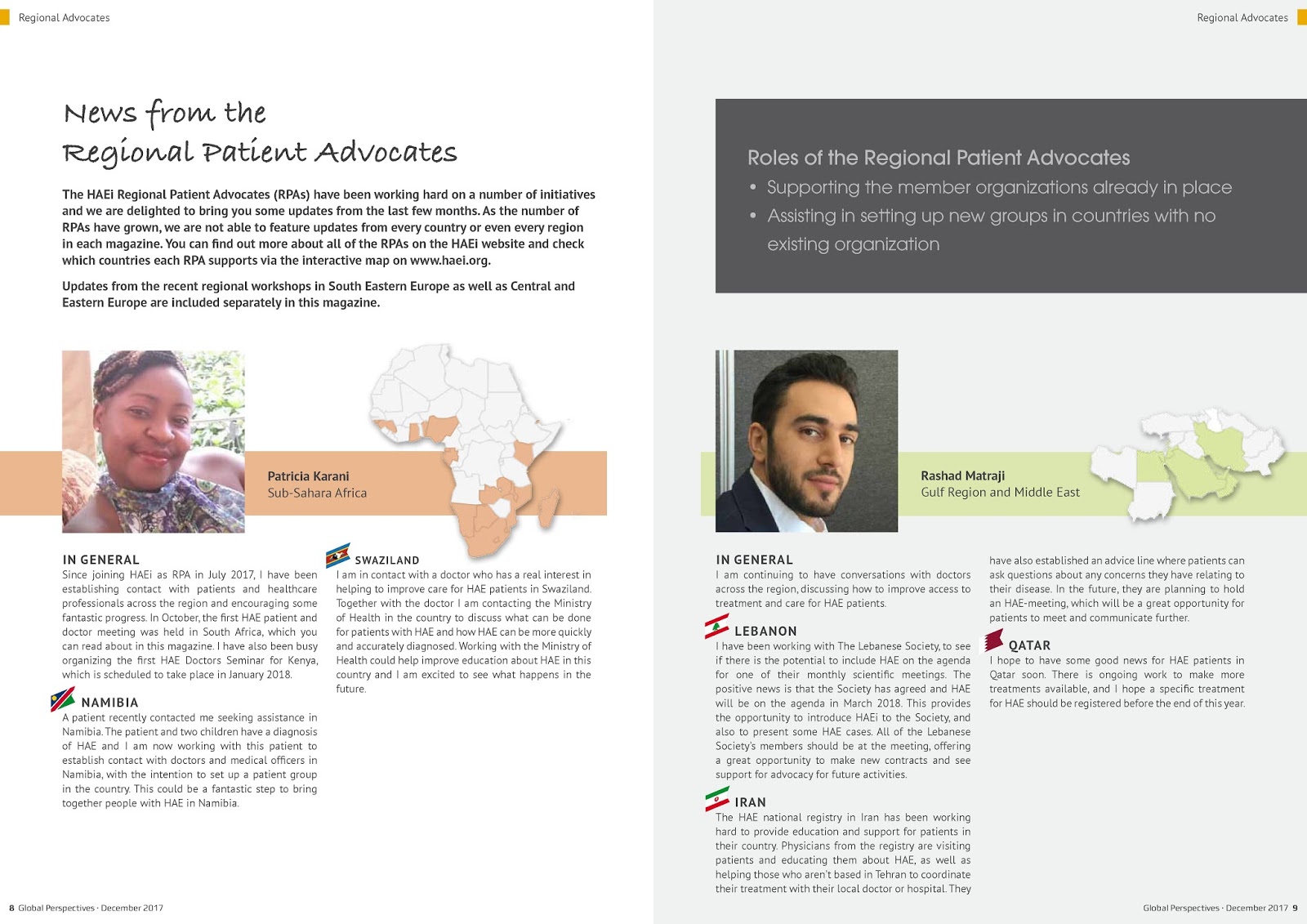 Angioedema Hereditário: HAEi Magazine - Dezembro de 2017