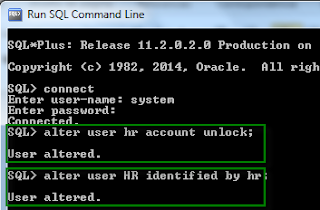Habilitar Usuario HR Oracle