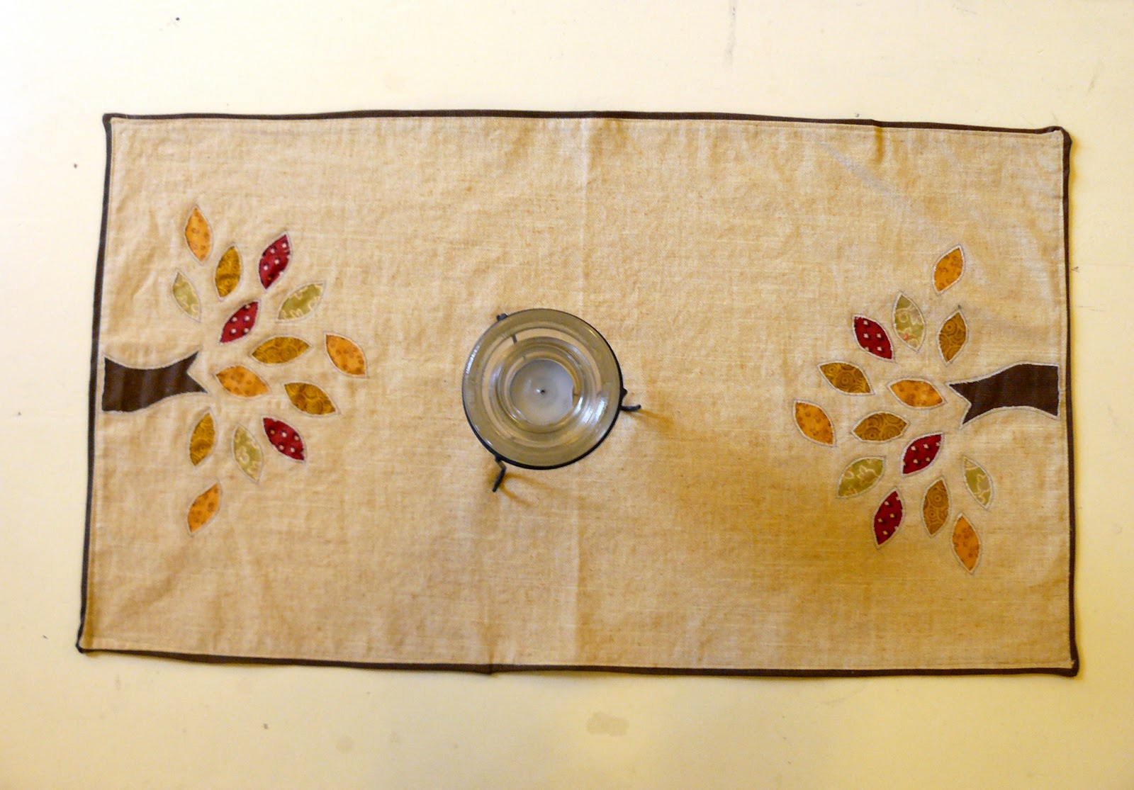 The Woven Home: Sewing Projects: Fall Table Runner