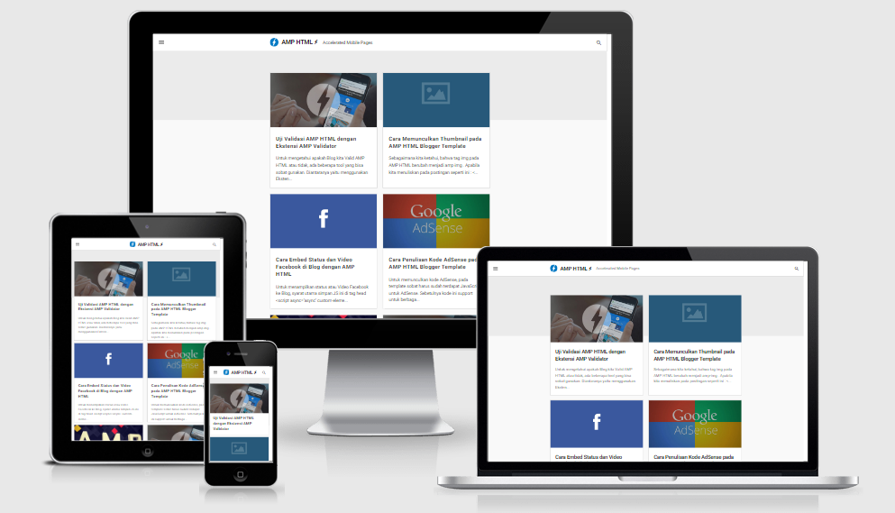 AMP HTML Blogger Template - Theme2One