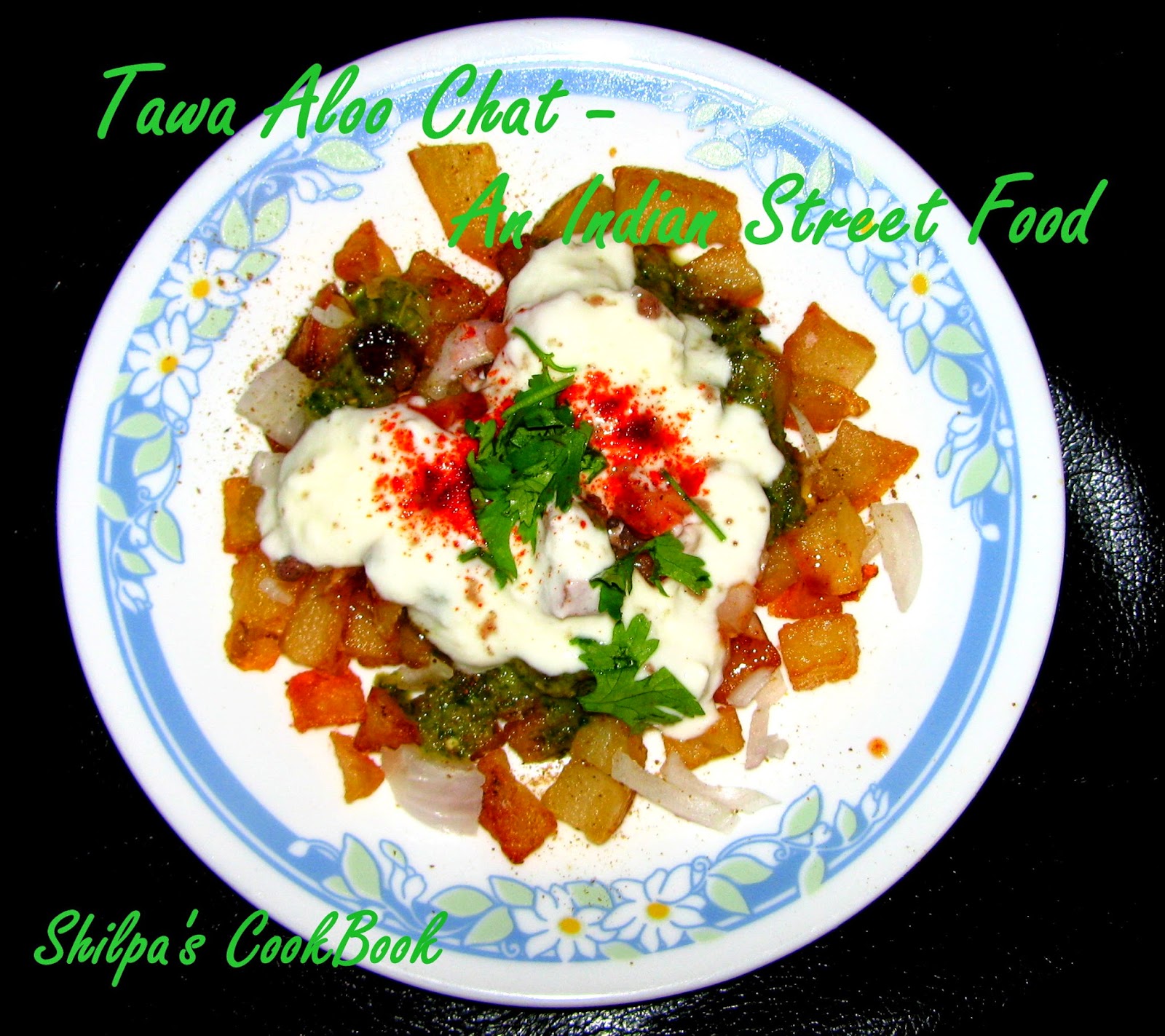 Cook Book: Celebrating my 400th Recipe - "Tawa Aloo Chat" ---------- An ...