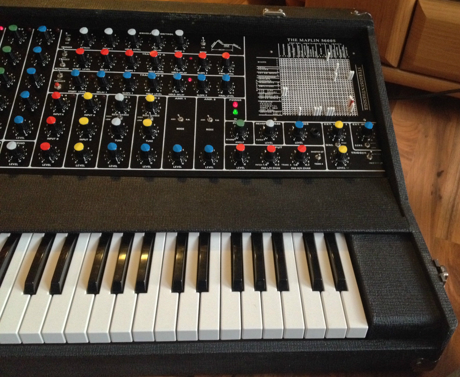 MATRIXSYNTH: MAPLIN 5600s vintage semimodular analog synthesizer with ...