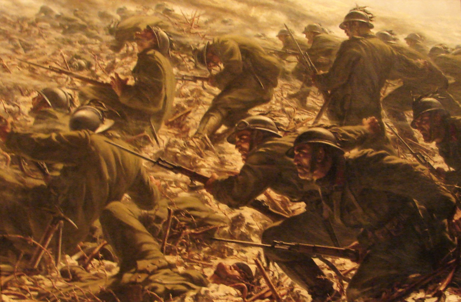 The Megalomaniac (Mwhaha): WW1 Italian paintings - enhanced