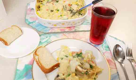 For His Master's Veneration: Mr Kristofer Chicken Casserole