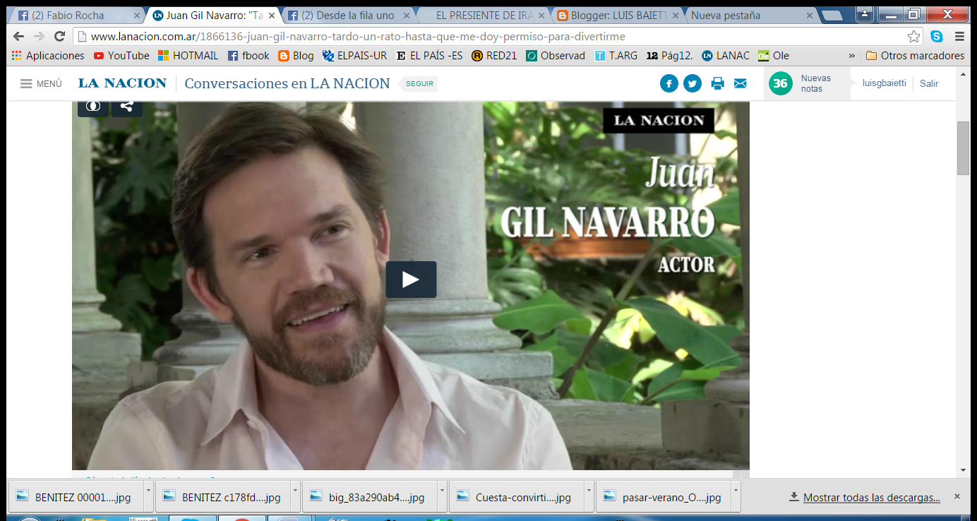 LUIS BAIETTI-CINE Y TEATRO: GIL NAVARRO TAN BRILLANTE COMO DISERTANTE O COMO ACTOR