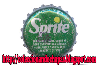 Colección de Chapas: Gaseosa Sprite - Perú