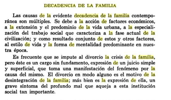 LA DECADENCIA DE LA FAMILIA