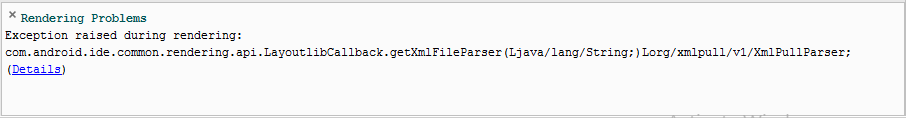 Exception raised during rendering Exception raised during rendering