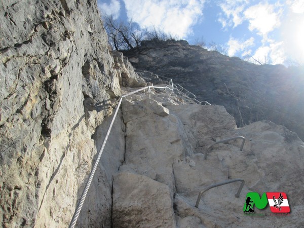 Montagne di escursioni: Ferrata Anelli delle Anguane