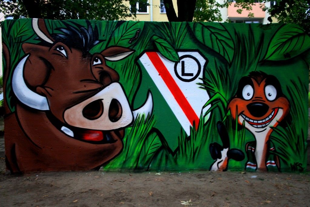 Troche sztuki: Graffiti Legia