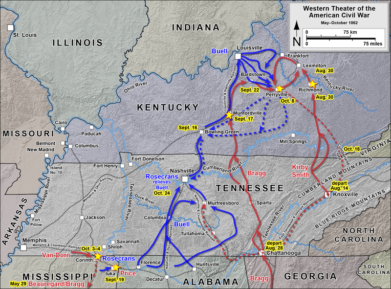 ONCE A CIVIL WAR: October 8, 1862---The Battle of Perryville