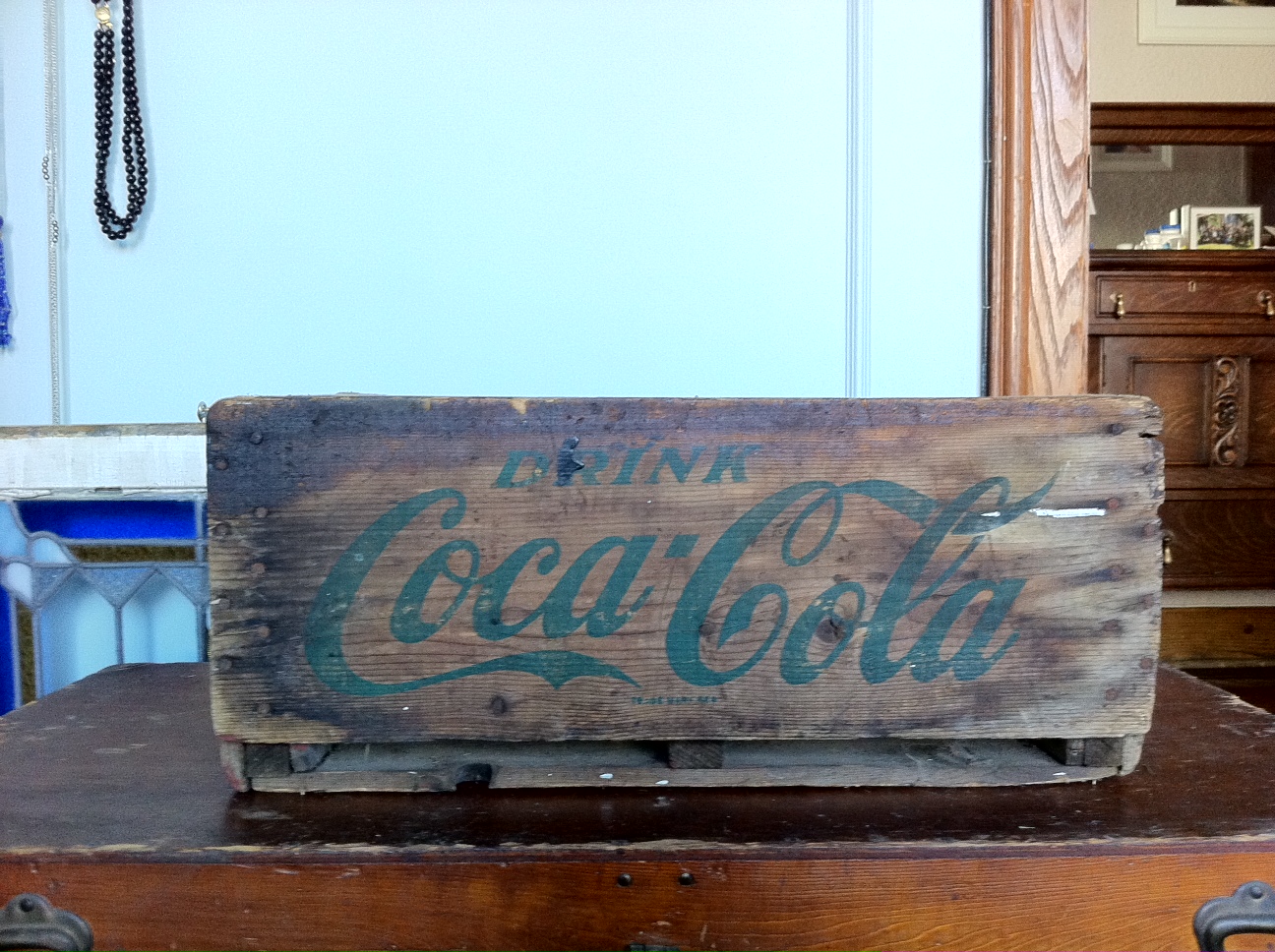 Lady Jane's Treasure Trove: *SOLD* Vintage Coca-Cola crate: $30