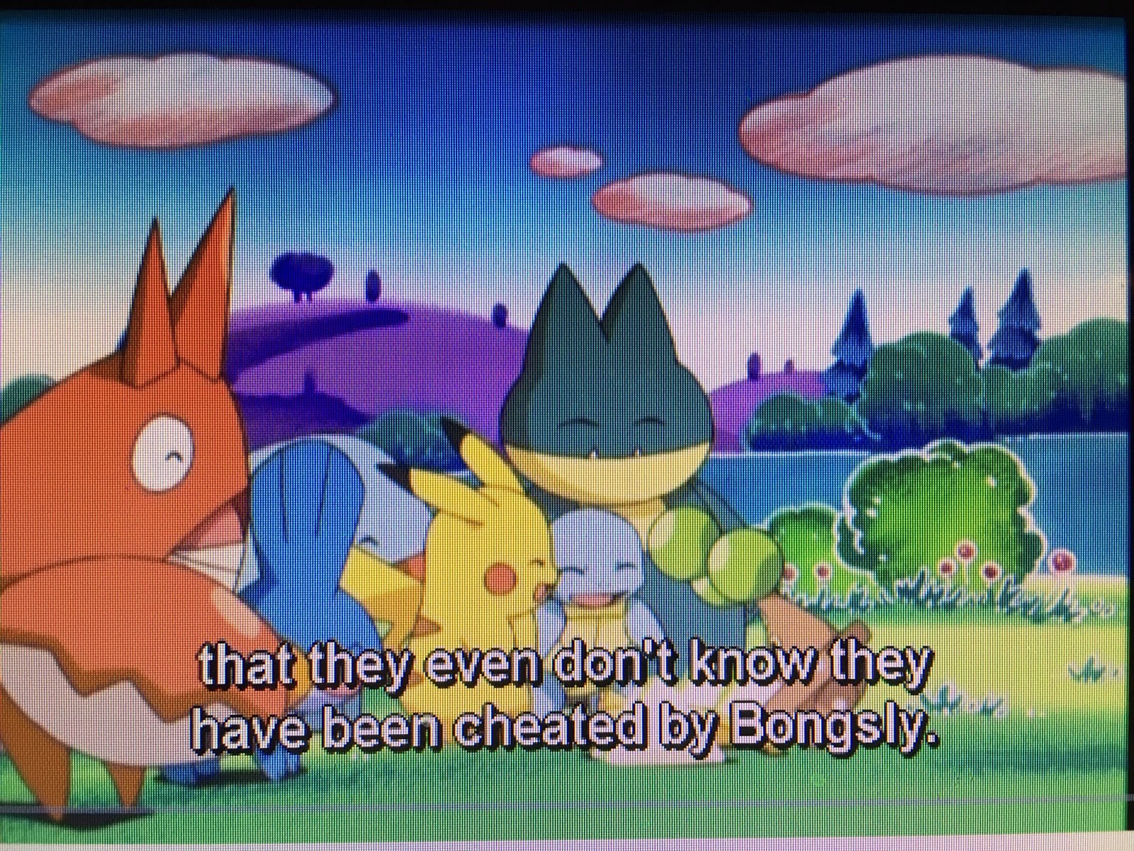 Bonsly in Pikachu's Ghost Carnival